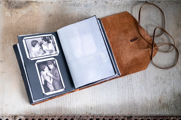 Sorrento - Ruby Bison/Photo Album/Rosette – Iona Handcrafted Books